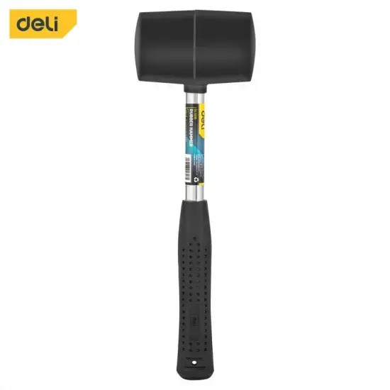 DELI Čekić gumeni crni 16oz/450g