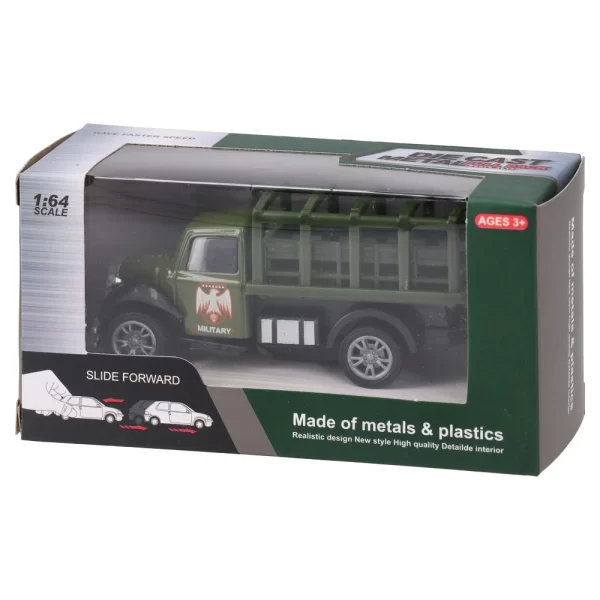 Die cast, igračka, vozila, vojska, 1:64, miks