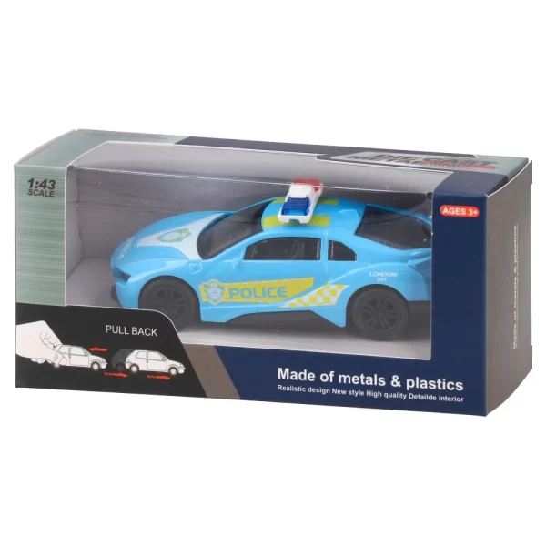 Die cast, igračka, automobil, policijski 1:43, miks