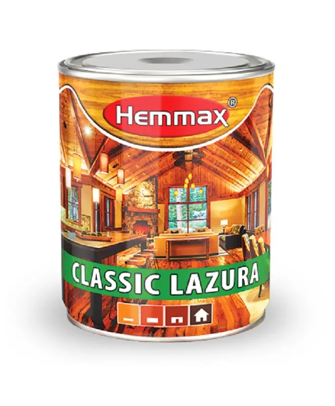 Hemmax Lazura bez laka za drvo, 0.75l, Mahagoni