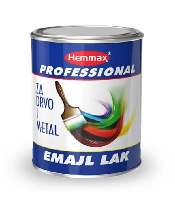 Hemmax Emajl Uljani lak za drvo i metal, 0.75l, Oker