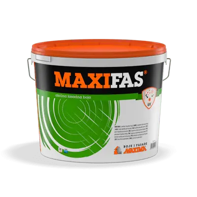 MAXIMA Fasadna boja MAXIFAS, na bazi akrilata 4.65l