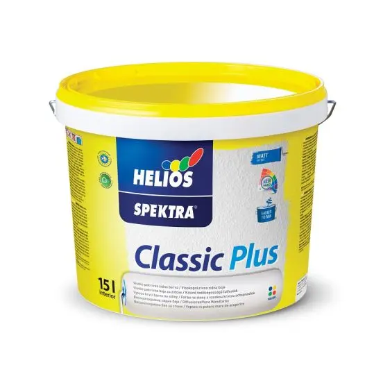 HELIOS Unutrašnja zidna boja SPEKTRA Classic Plus 10 l