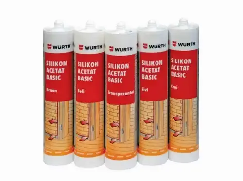 WURTH Silikon WS Acetat Beli, 260ml