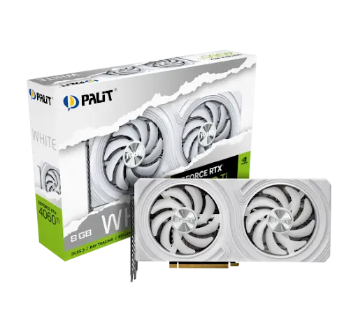 PALIT Grafička kartica NVidia GeForce RTX 4060Ti White 8GB 128bit