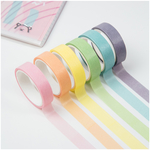 Dekorativna lepljiva traka 1/6 „Macaron“ 15mm x 3m MESHU
