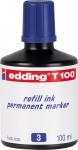 Permanent mastilo Edding T-100, 100ml plava