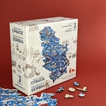 Puzzle mapa Srbije L 1/300 Jarilo