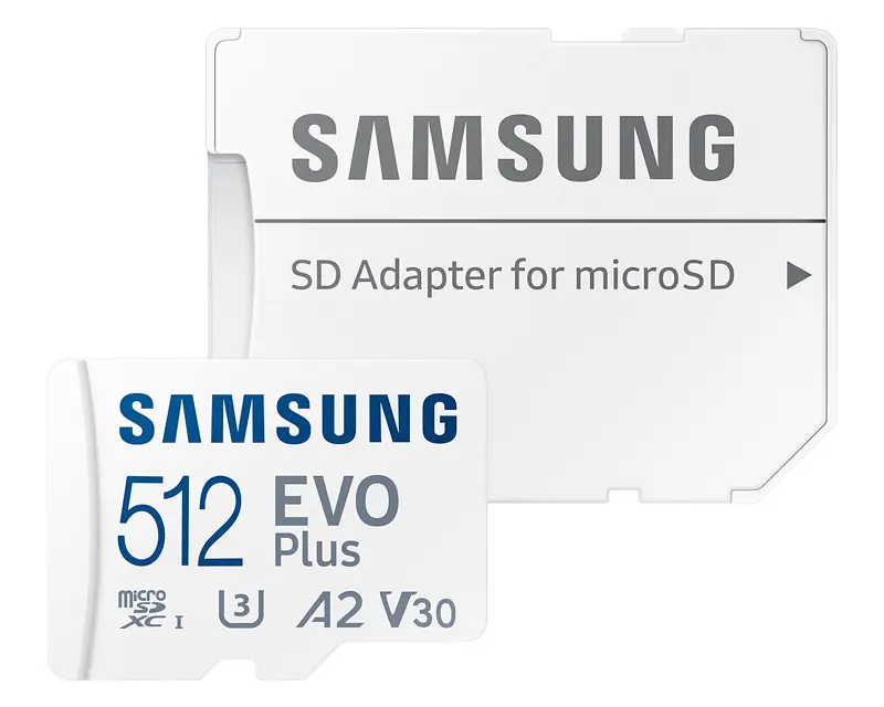 SAMSUNG Memorijska kartica EVO PLUS MicroSD 512GB + Adapter MB-MC512SA