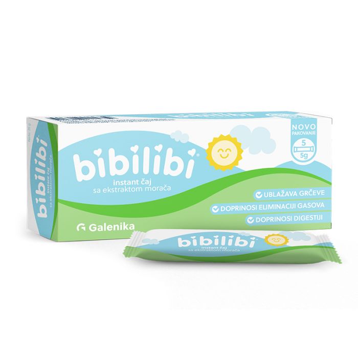 Bibilibi® instant čaj protiv grčeva 5 x 5g