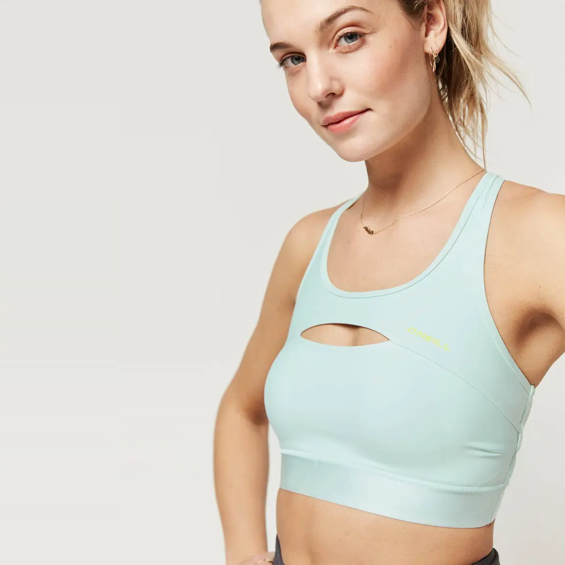 O'NEILL Ženski top Hw Hybrid Med Impact Bra, Plavi