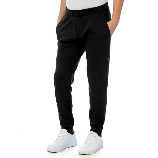 SUPERDRY Muški donji deo trenerke Tech Tapered, Crni