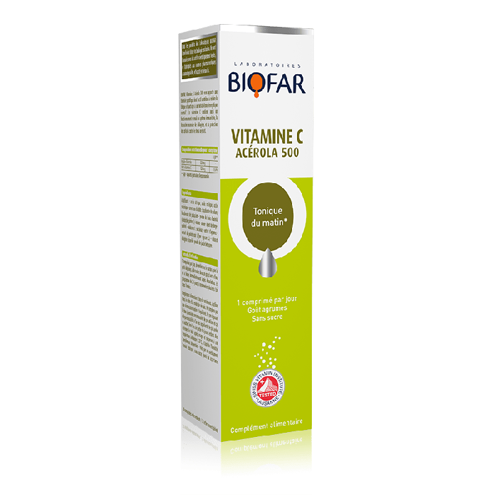 Biofar Vitamin C (Acerola 500mg) šumeće tablete 20 komada