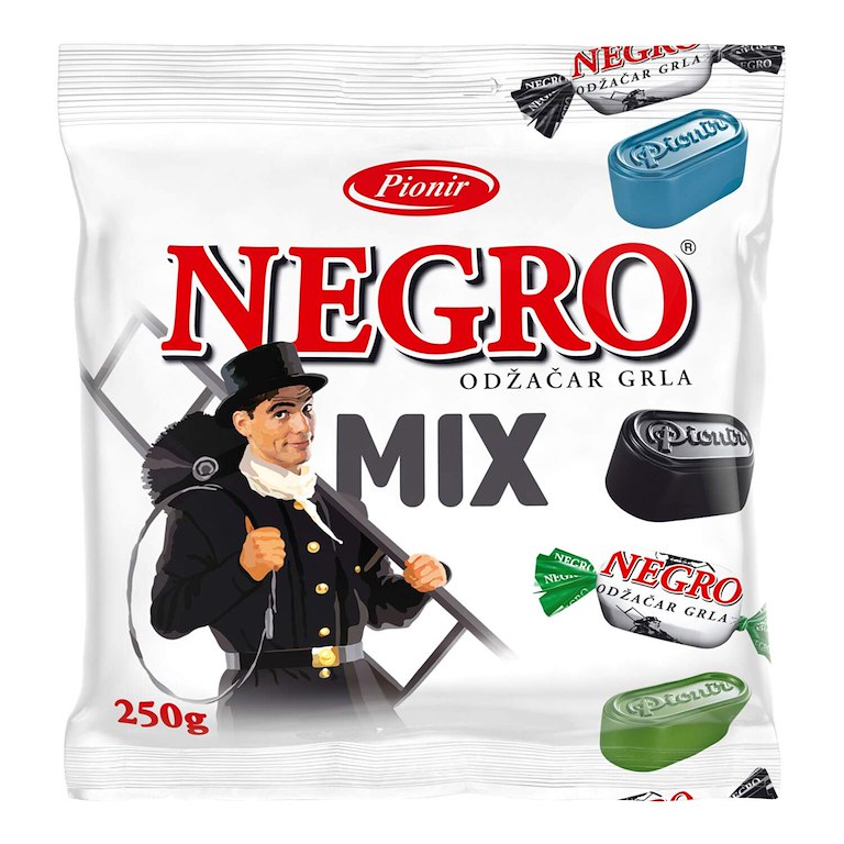 Pionir bombone negro mix 250g pionir