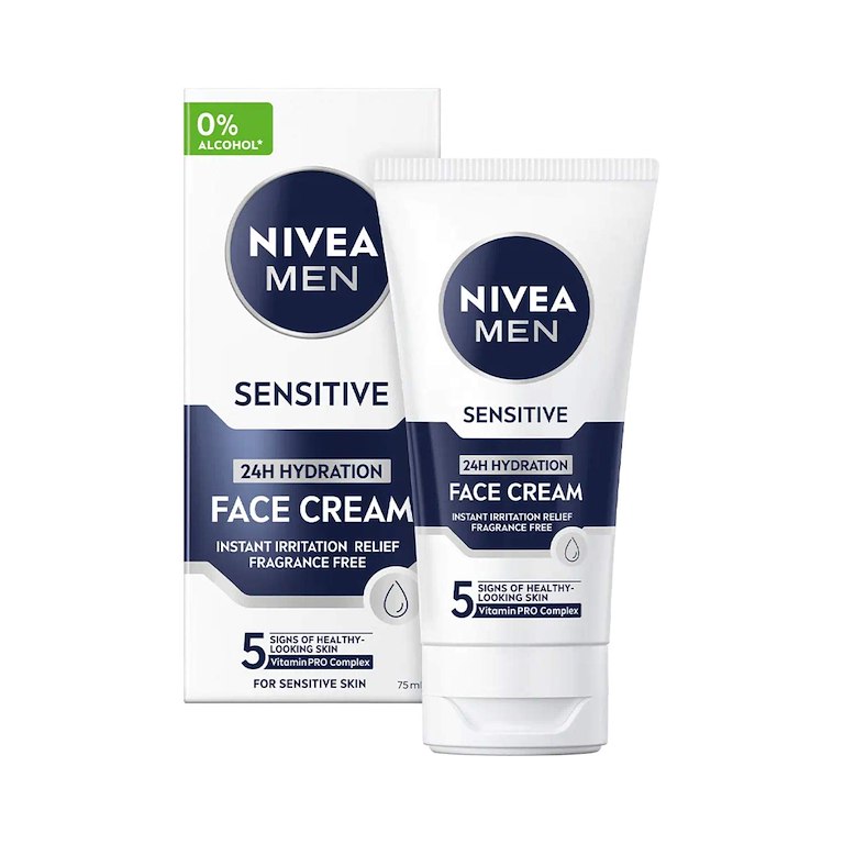 Nivea krema za lice men sensitive 75ml nivea