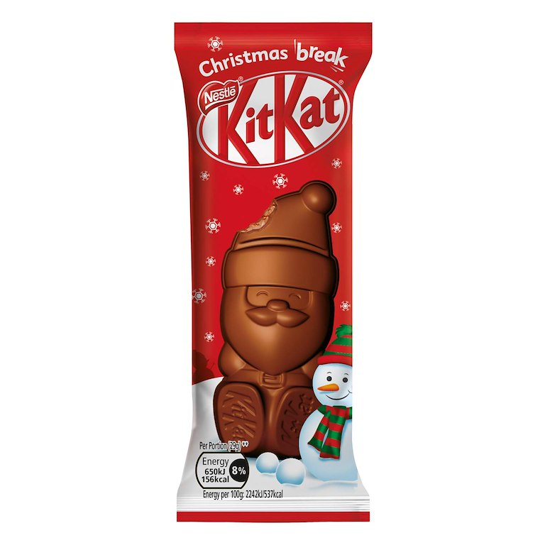 Kit kat čokolada deda mraz 29g kit kat