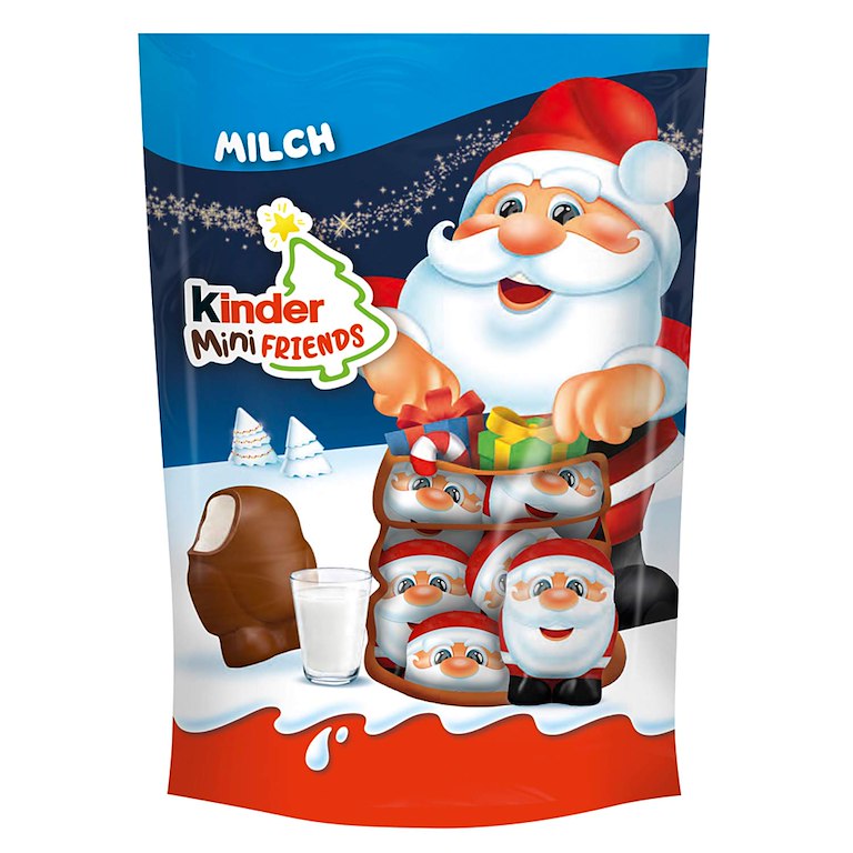 Kinder čokolada mini friends ml 122g kinder