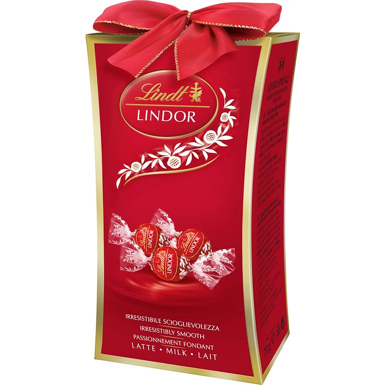 bombonjera lindor milk pillar 75g lindor