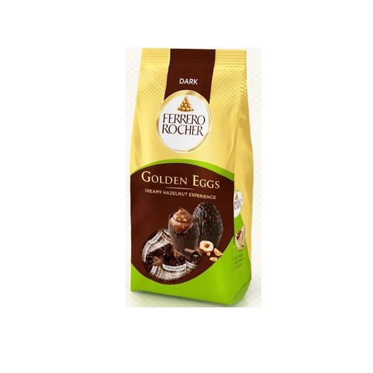 Fererro rocher zlatna jaja crna čokolada 90g