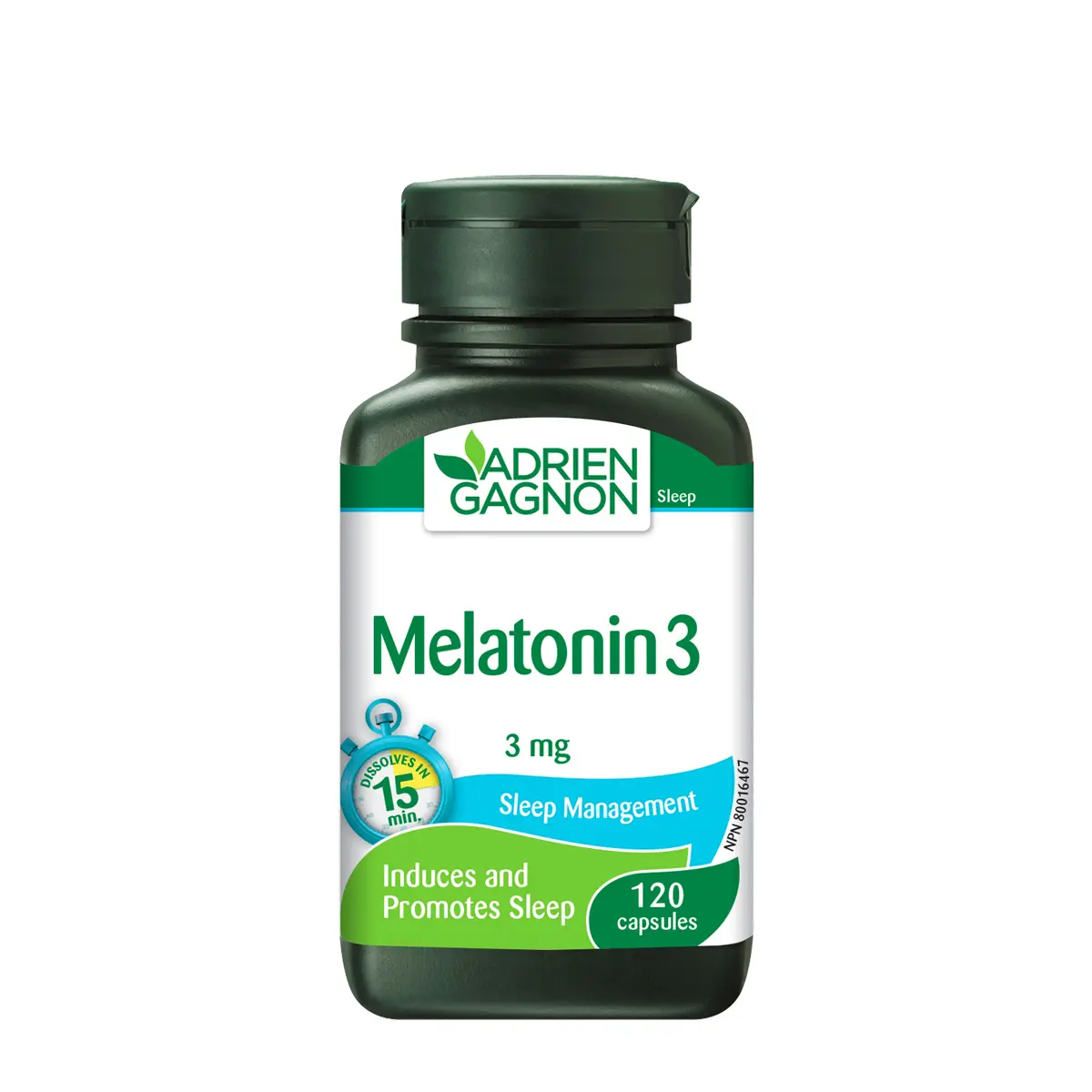 ADRIEN GAGNON Melatonin 3mg 120/1 120084