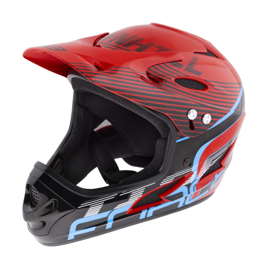 *KACIGA FORCE TIGER DOWNHILL crveno-crno-plava L-XL