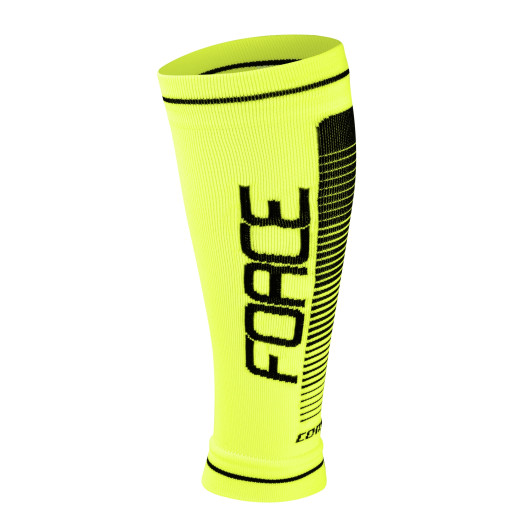 Kompresione navlake FORCE COMPRESS, fluo-crni L-XL