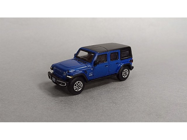 JKM Jeep Wrangler Sahara, 1:64, plavi