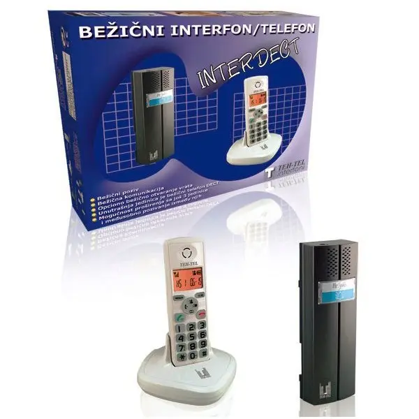 TEHTEL Bežični interfon sa telefonom Interdect CL-3622