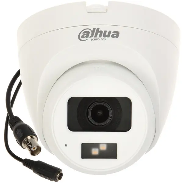 DAHUA Sigurnosna kamera Dome HAC-HDW1500CLQ-IL-A0280B-S2, 5 MP, Bela