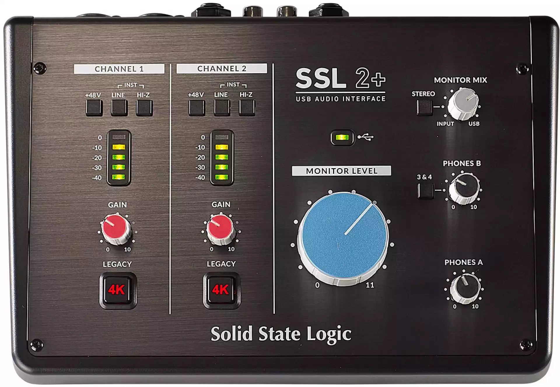 SSL Solid State Logic SSL2+ USB AUDIO INTERFACE