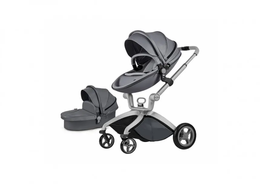 KOLICA HOT MOM DARK GREY 2U1 (sportsko sediste+korpa) (F22DGREY)