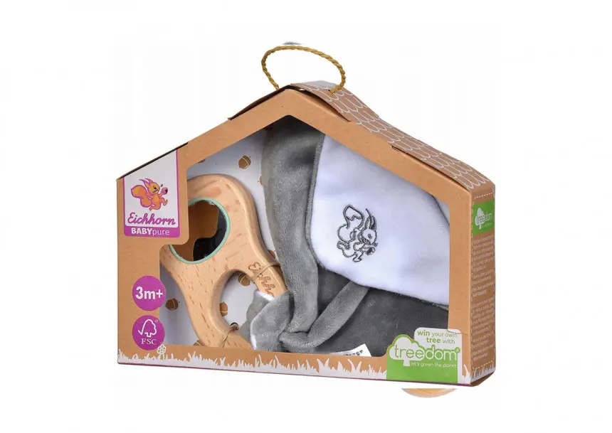 Eichhorn igračka hvataljka sa krpicom