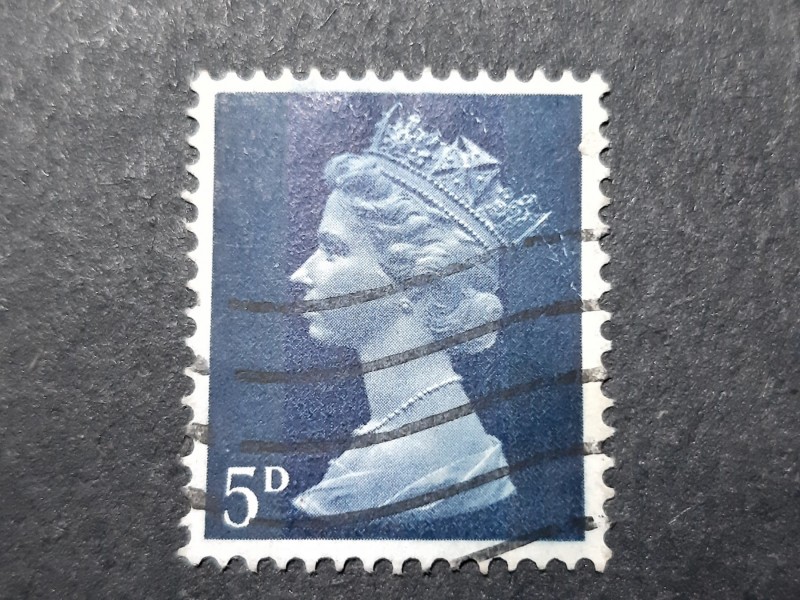 Engleska 1968. -Kraljica Elizabeta II (5D)