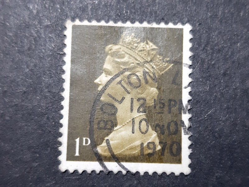 Engleska 1968. -Kraljica Elizabeta II (1D)