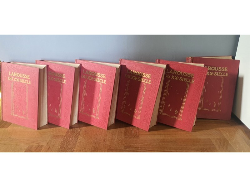 LAROUSSE DU XXe SIECLE EN SIX VOLUMES