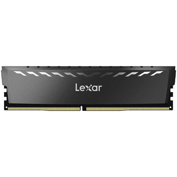 Lexar® 8GB THOR DDR4 3600 UDIMM XMP Memory with white heatsink. Single pack, EAN: 843367130238 ( LD4BU008G-R3600GSWG )