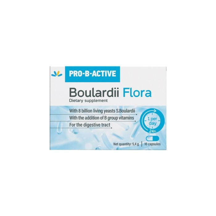 Pro-B-Active Boulardii Flora, 10 kapsula
