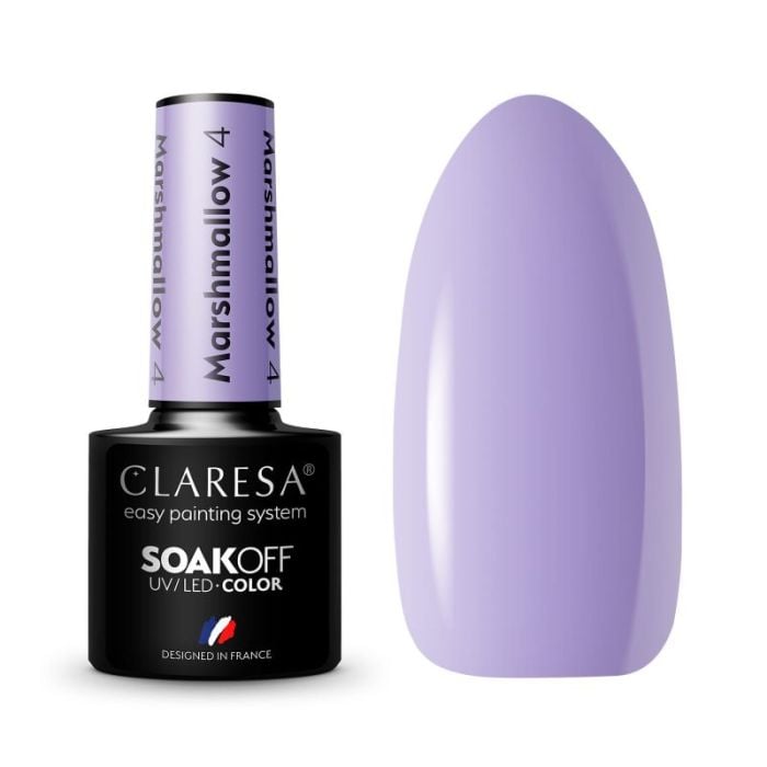 Claresa trajni lak za nokte uv/led marshmallow 4 5g