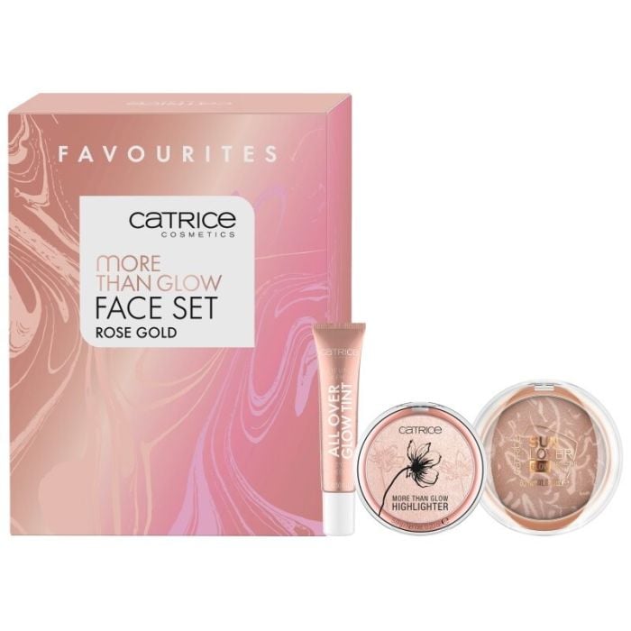 Catrice more than glow rose gold set za lice