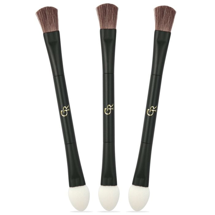 Golden Rose Double Ended Eyeshadow Brush