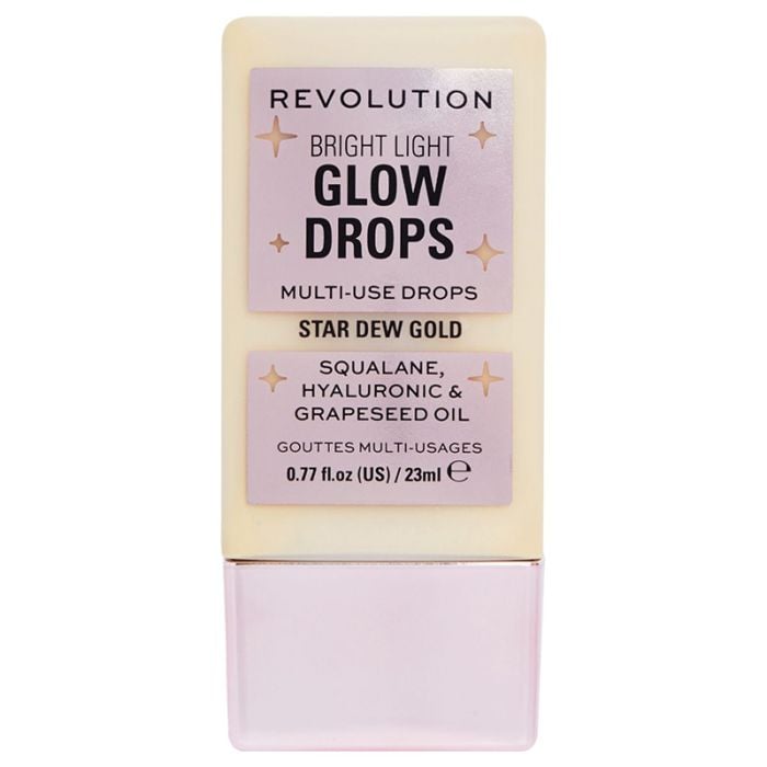Makeup revolution tečni hajlajter Bright Light Glow Drops Golden Star Dew 23ml