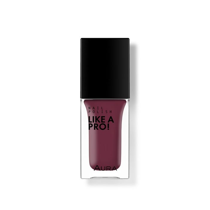 AURA Like a PRO! lak za nokte 122 DARK RED, 9,5 ml