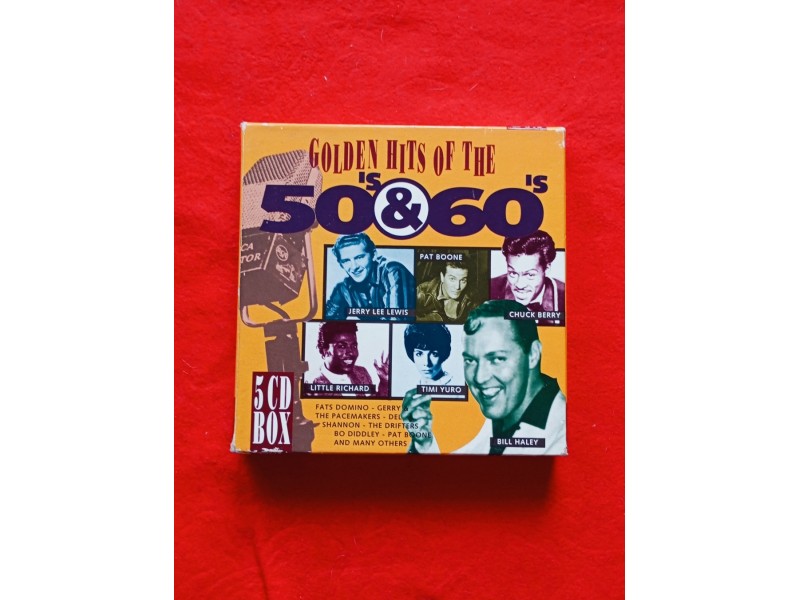 Golden hits of the 50&60 5CD box