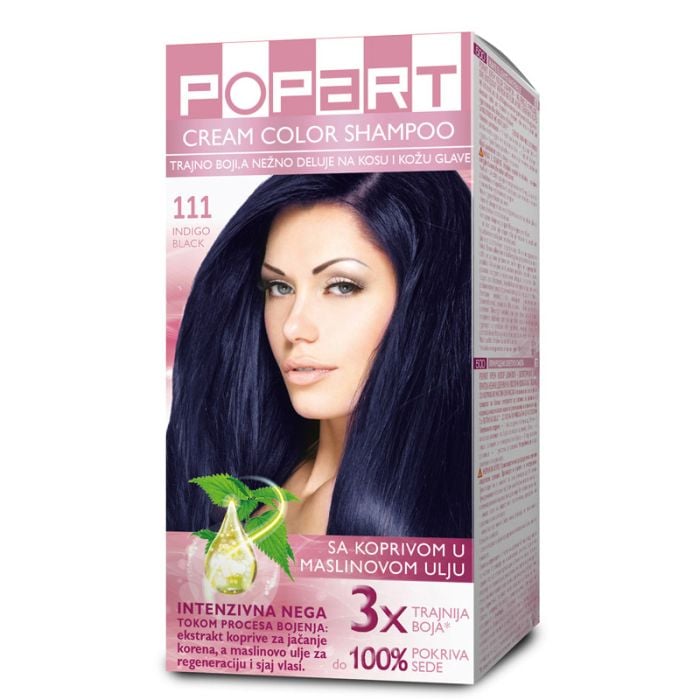 Still Popart Color šampon za kosu 111 Indigo crna