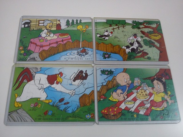 kompletan set slagalica looney tunes