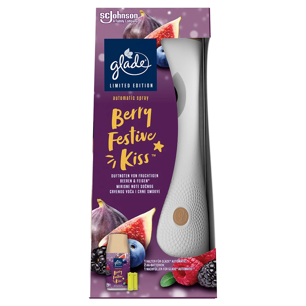 GLADE FRESHMATIC KOMPLET 269ML BERRY FESTIVE KISS