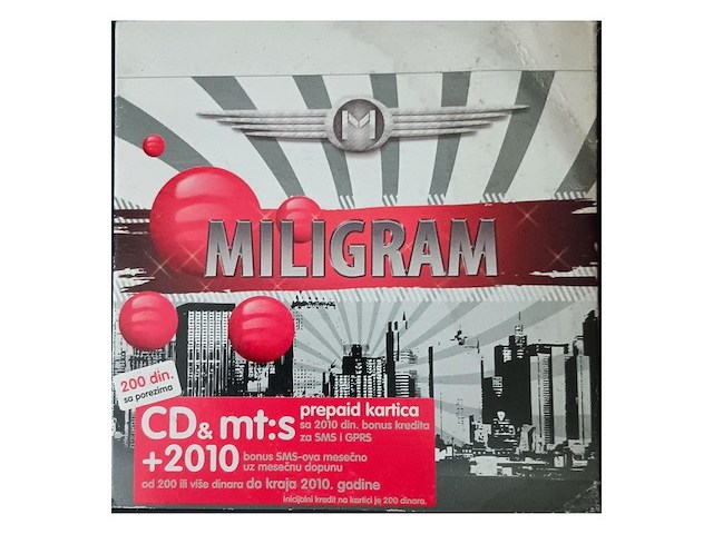 Miligram-Miligram 1.Album CD (2009)