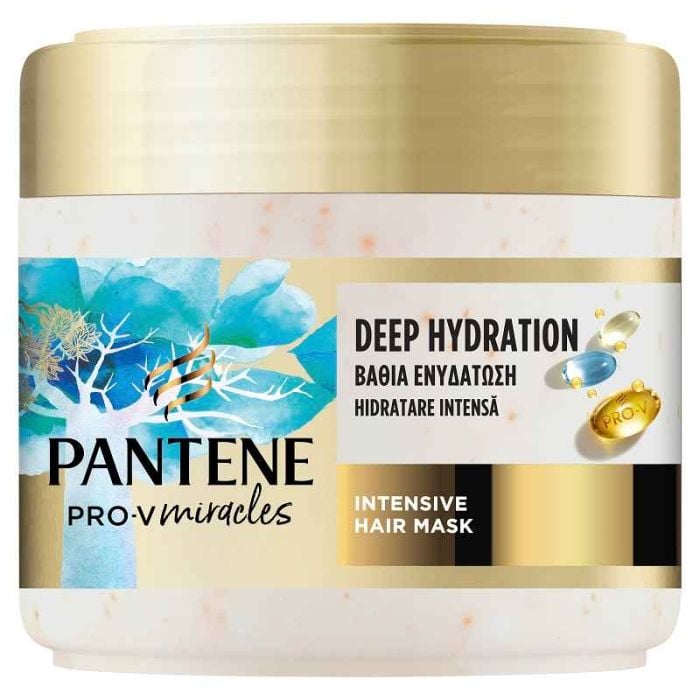 Pantene Pro-V Miracles Hydra Glow maska za kosu sa biotinom, 300 ml