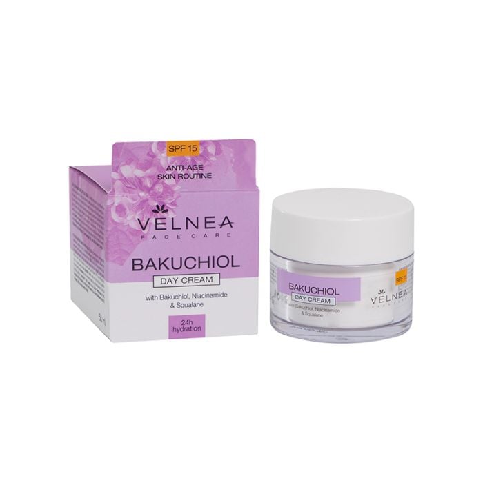 Velnea bakuchiol dnevna krema za lice spf15 50ml