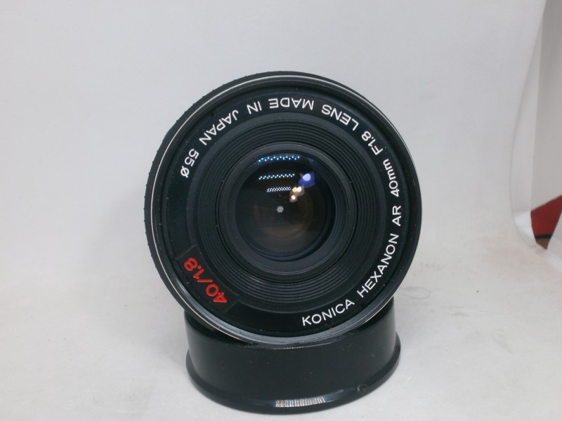 Konica Hexanon AR 40mm f/1.8 Pancake SLR MF Prime Lens